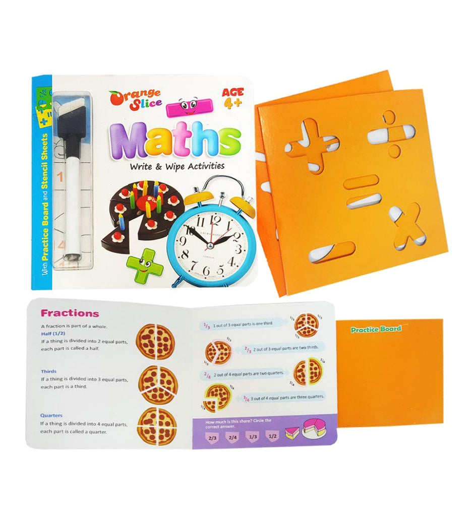 Orange Slice - Maths (Marker with Stencils) – OnlineBooksOutlet